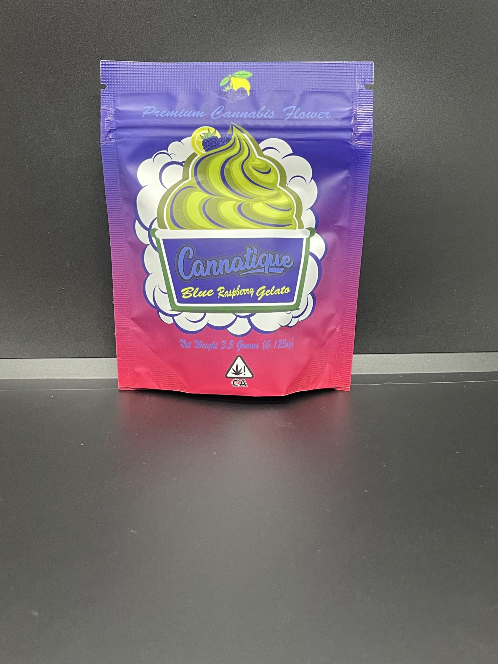 Blue Rasberry Gelato Cannatique (licenced ) nyc weed delivery - Splash ...