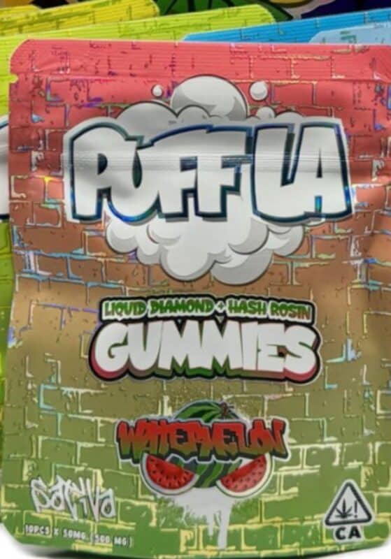 Puff LA Gummies Puff LA LIQUID DIAMONDS HASH ROSIN Gummies 500mg 🔥🔥ON ...