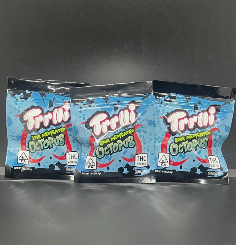 Thc edibles 600mg thc edibles nyc Trolli Sour MEdicTed Octapus 600mg ...