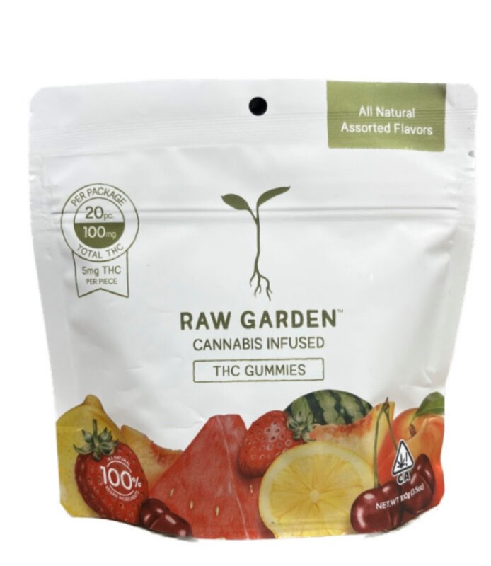 RAW GARDEN VEGAN THC CANNABIS INFUSED GUMMIES - Splash Bros.