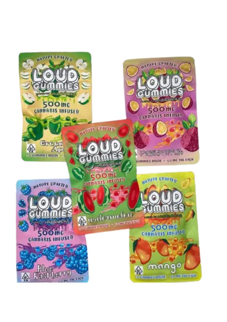LOUD THC INFUSED GUMMIES 🔥🔥500mg MONSTER GUMMIES ON SALE - Splash Bros.